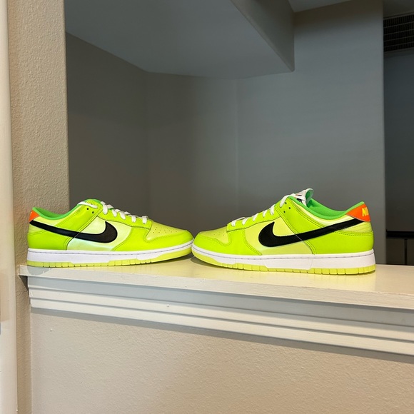 Nike | Shoes | Nike Dunk Low 15 Mens Us Volt Splash Neon Glow In The ...